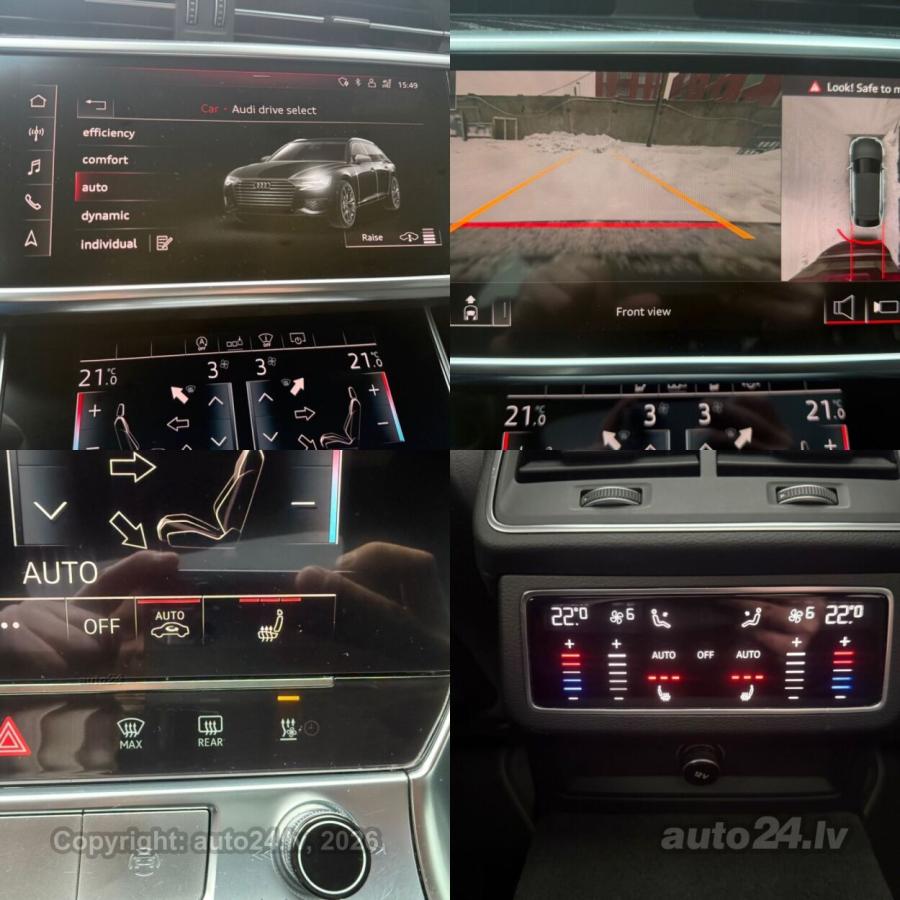 Pelēks Audi A6 2019 Tallina, ar dzinēja tilpumu 3.00 L un nobraukumu 150 tūkst. km par 32990 €, foto 16 vietnē AUTOMOTO.COM.LV