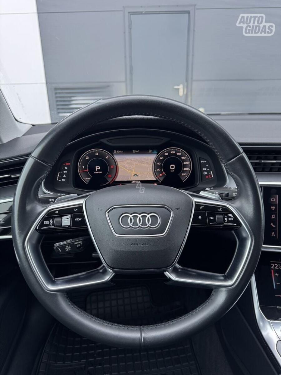 Grey Audi A6 2019 in Vilnius, with an engine capacity of 3.00 L and mileage of 168 thousand km for 22350 €, photo 13 on AUTOMOTO.COM.LV