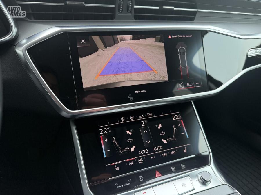 Grey Audi A6 2019 in Vilnius, with an engine capacity of 3.00 L and mileage of 168 thousand km for 22350 €, photo 14 on AUTOMOTO.COM.LV