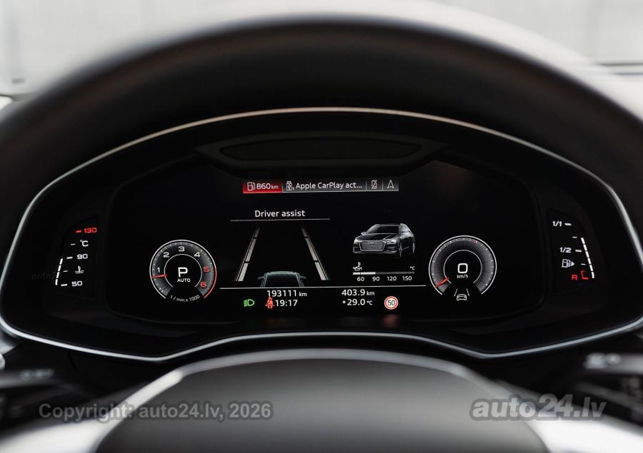 Grey Audi A6 2019 in Tartu, with an engine capacity of 3.00 L and mileage of 193 thousand km for 24999 €, photo 17 on AUTOMOTO.COM.LV