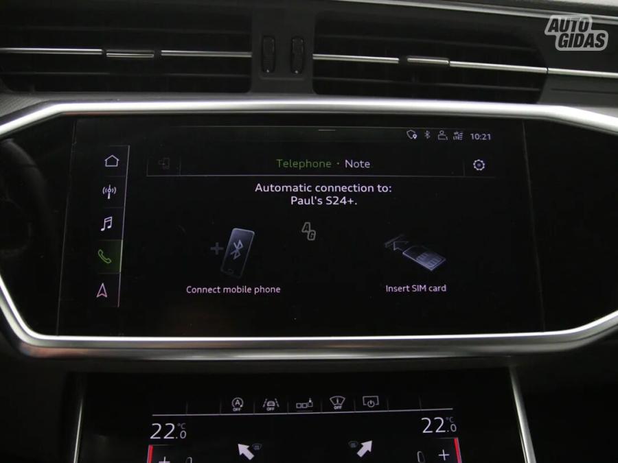 Pelēks Audi A6 2019 Viļņa, ar dzinēja tilpumu 2.00 L un nobraukumu 204 tūkst. km par 21999 €, foto 24 vietnē AUTOMOTO.COM.LV