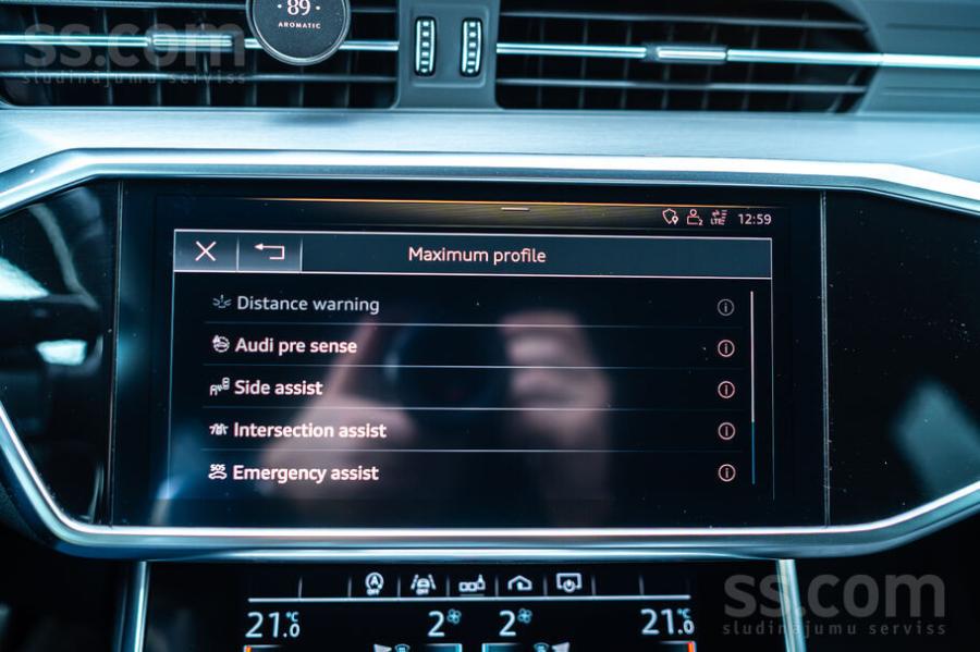 Grey Audi A6 2019 in Riga, with an engine capacity of 3.00 L and mileage of 264 thousand km for 22900 €, photo 19 on AUTOMOTO.COM.LV