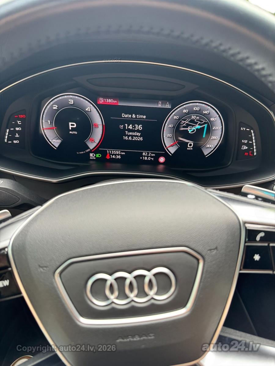 Grey Audi A6 2019 in Tartu, with an engine capacity of 3.00 L and mileage of 113 thousand km for 34999 €, photo 15 on AUTOMOTO.COM.LV