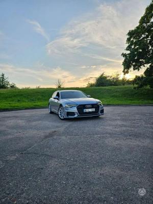 Grey Audi A6 2019 in Kaunas, with an engine capacity of 1.97 L and mileage of 218 thousand km for 20900 €, photo  on AUTOMOTO.COM.LV