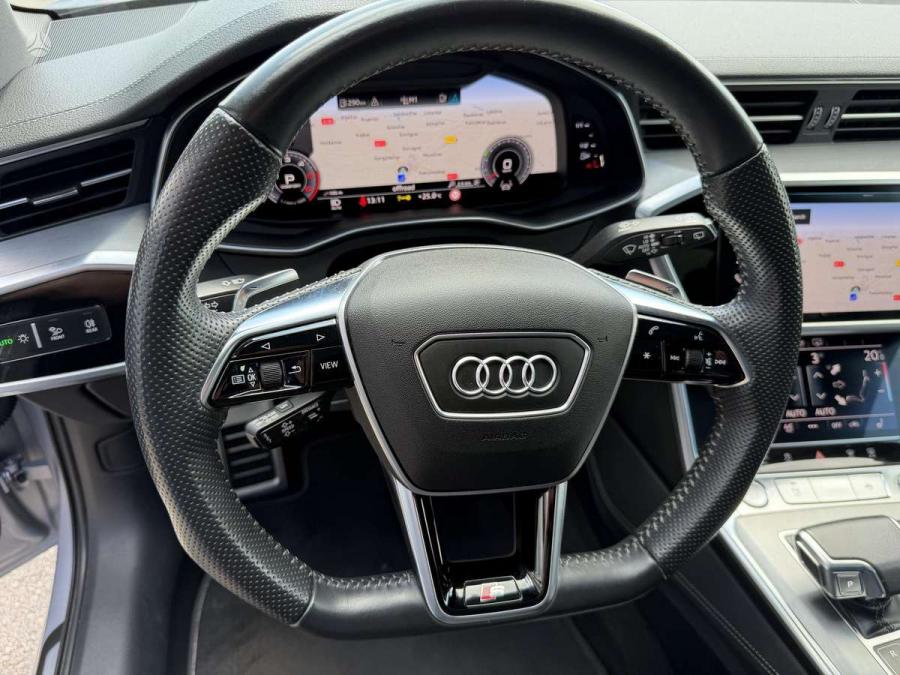 Grey Audi A6 2019 in Siauliai, with an engine capacity of 1.97 L and mileage of 296 thousand km for 18700 €, photo 14 on AUTOMOTO.COM.LV