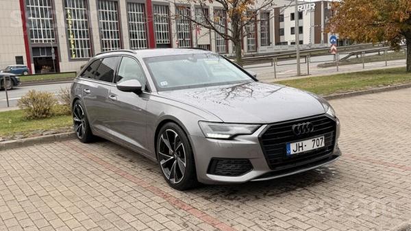 Grey Audi A6 2019 in Riga, with an engine capacity of 2.00 L and mileage of 196 thousand km for 21750 €, photo 1 on AUTOMOTO.COM.LV