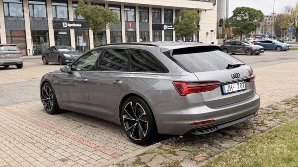 Grey Audi A6 2019 in Riga, with an engine capacity of 2.00 L and mileage of 196 thousand km for 21750 €, photo 4 on AUTOMOTO.COM.LV