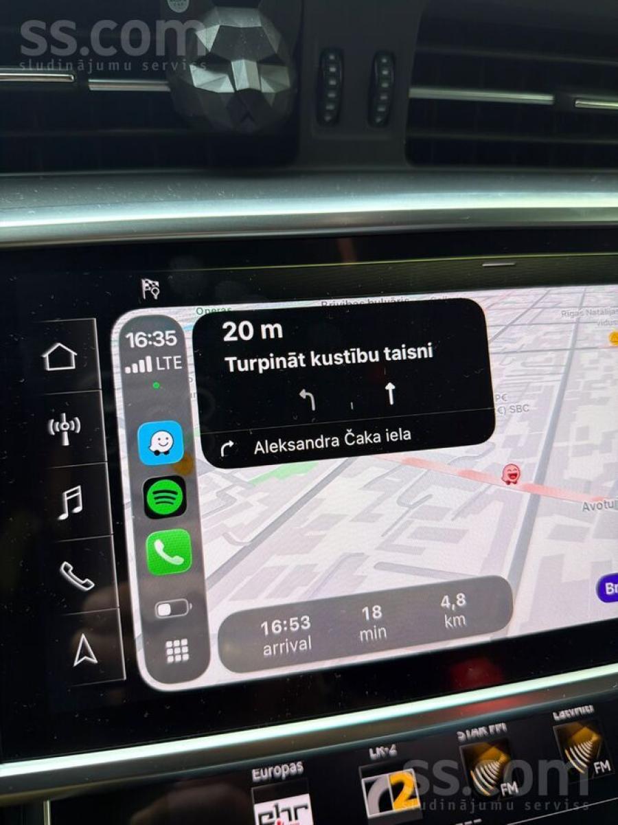 Pelēks Audi A6 2019 Rīga, ar dzinēja tilpumu 2.00 L un nobraukumu 196 tūkst. km par 21750 €, foto 18 vietnē AUTOMOTO.COM.LV