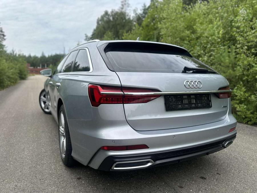 Grey Audi A6 2019 in Vilnius, with an engine capacity of 2.97 L and mileage of 128 thousand km for 22300 €, photo 5 on AUTOMOTO.COM.LV