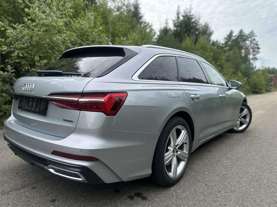 Grey Audi A6 2019 in Vilnius, with an engine capacity of 2.97 L and mileage of 128 thousand km for 22300 €, photo 6 on AUTOMOTO.COM.LV