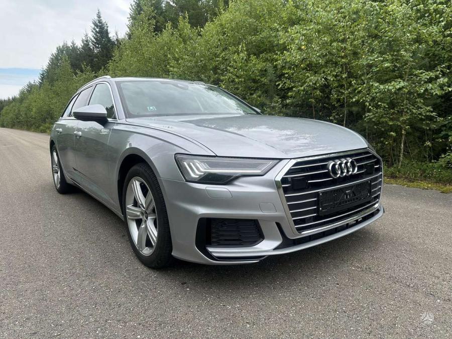 Grey Audi A6 2019 in Vilnius, with an engine capacity of 2.97 L and mileage of 128 thousand km for 22300 €, photo 9 on AUTOMOTO.COM.LV