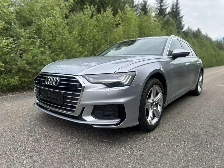 Grey Audi A6 2019 in Vilnius, with an engine capacity of 2.97 L and mileage of 128 thousand km for 22300 €, photo 10 on AUTOMOTO.COM.LV