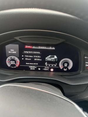 Grey Audi A6 2019 in Vilnius, with an engine capacity of 2.97 L and mileage of 128 thousand km for 22300 €, photo 18 on AUTOMOTO.COM.LV