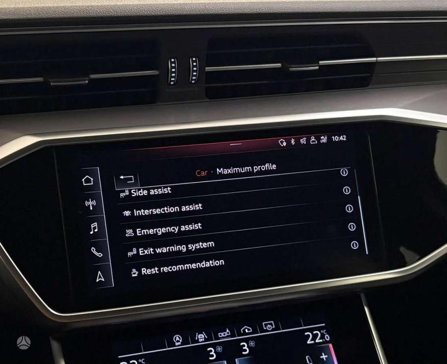 Grey Audi A6 2019 in Marijampole, with an engine capacity of 2.97 L and mileage of 197 thousand km for 22950 €, photo 9 on AUTOMOTO.COM.LV