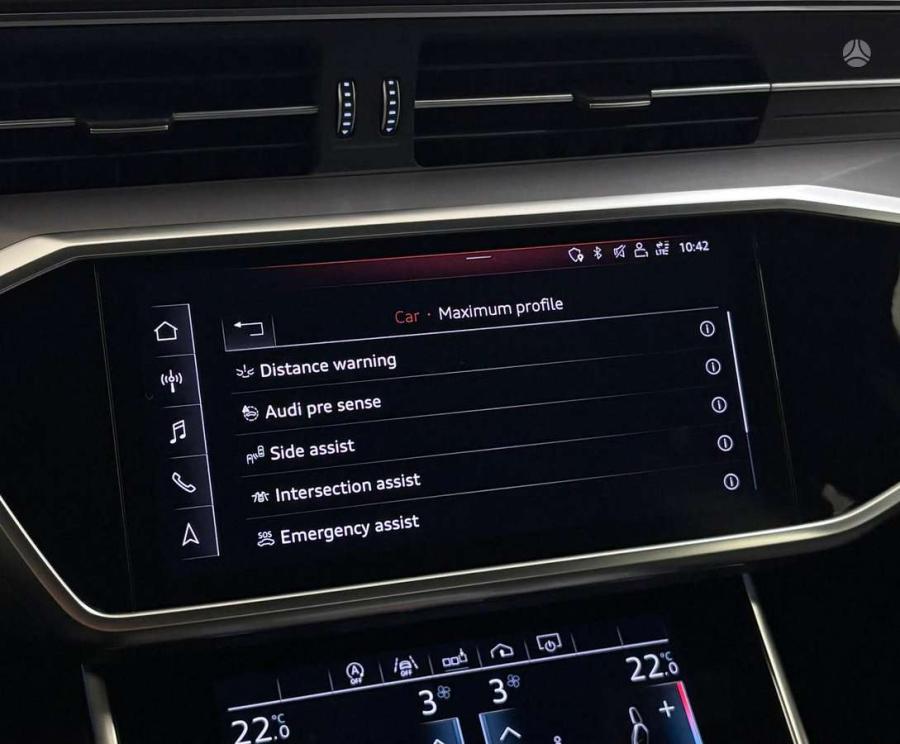 Grey Audi A6 2019 in Marijampole, with an engine capacity of 2.97 L and mileage of 197 thousand km for 22950 €, photo 10 on AUTOMOTO.COM.LV