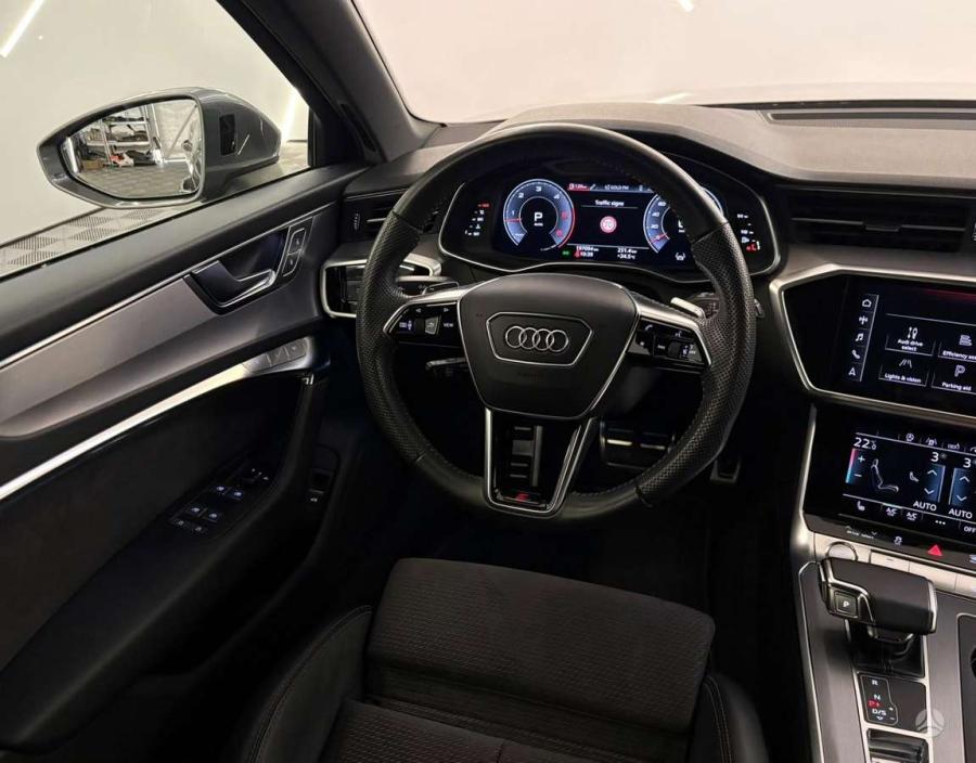 Grey Audi A6 2019 in Marijampole, with an engine capacity of 2.97 L and mileage of 197 thousand km for 22950 €, photo 21 on AUTOMOTO.COM.LV