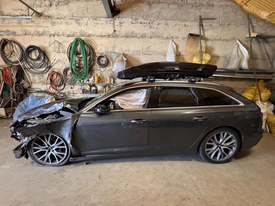 Grey Audi A6 2019 in Vilnius, with an engine capacity of 2.97 L and mileage of 148 thousand km for 15500 €, photo 1 on AUTOMOTO.COM.LV