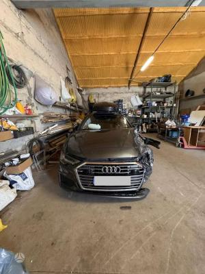 Grey Audi A6 2019 in Vilnius, with an engine capacity of 2.97 L and mileage of 148 thousand km for 15500 €, photo 3 on AUTOMOTO.COM.LV