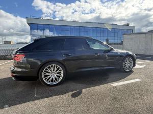 Grey Audi A6 2019 in Vilnius, with an engine capacity of 1.97 L and mileage of 78 thousand km for 25500 €, photo 6 on AUTOMOTO.COM.LV