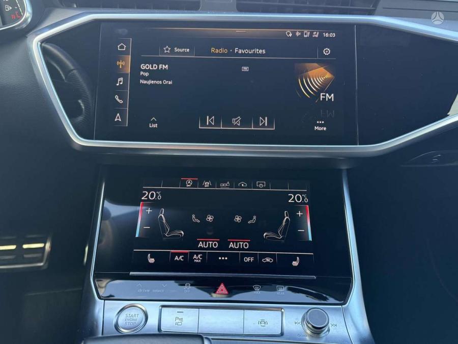Grey Audi A6 2019 in Vilnius, with an engine capacity of 1.97 L and mileage of 78 thousand km for 25500 €, photo 15 on AUTOMOTO.COM.LV