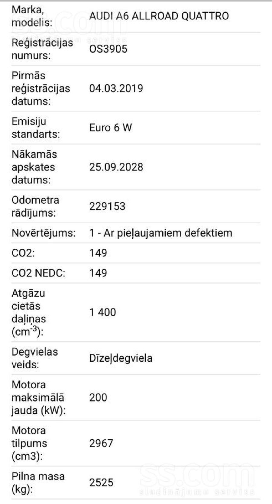 Pelēks Audi A6 2019 Rīga, ar dzinēja tilpumu 3.00 L un nobraukumu 0 tūkst. km par 14200 €, foto 26 vietnē AUTOMOTO.COM.LV