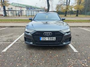 Grey Audi A6 2020 in Riga, with an engine capacity of 2.00 L and mileage of 100 thousand km for 35000 €, photo  on AUTOMOTO.COM.LV