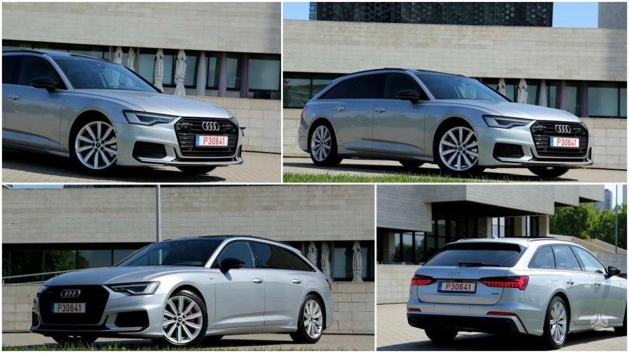 Grey Audi A6 2020 in Vilnius, with an engine capacity of 1.98 L and mileage of 170 thousand km for 25900 €, photo 9 on AUTOMOTO.COM.LV