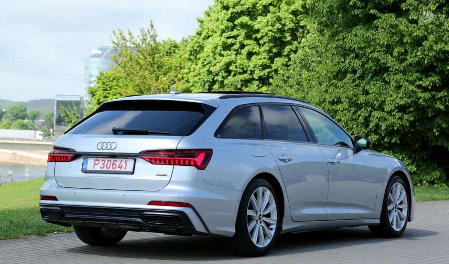 Grey Audi A6 2020 in Vilnius, with an engine capacity of 1.98 L and mileage of 170 thousand km for 25900 €, photo 12 on AUTOMOTO.COM.LV