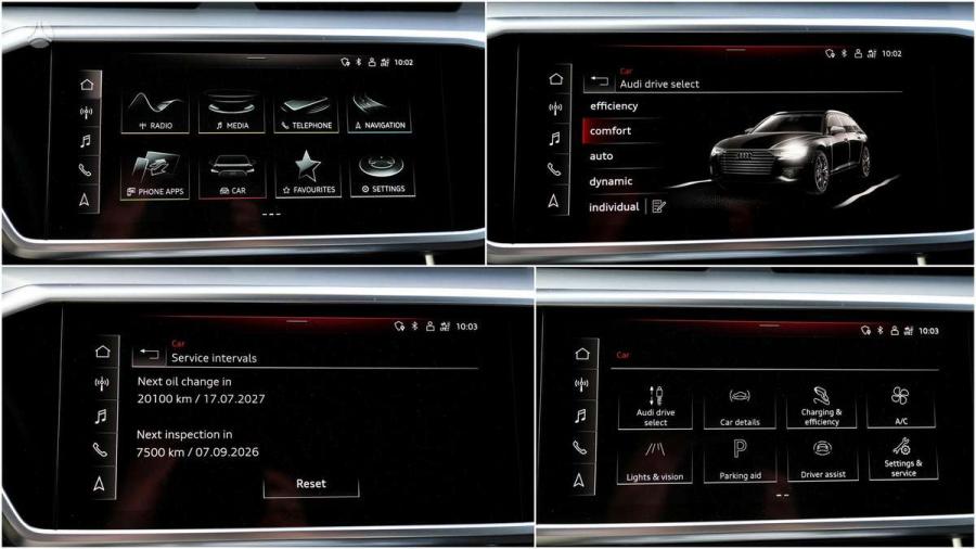 Grey Audi A6 2020 in Vilnius, with an engine capacity of 1.98 L and mileage of 170 thousand km for 25900 €, photo 17 on AUTOMOTO.COM.LV
