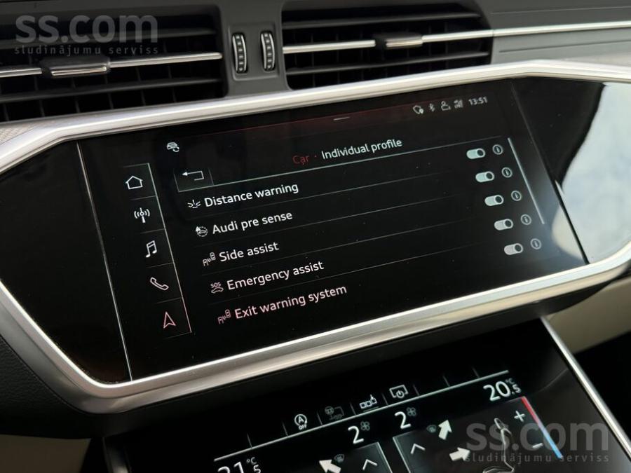 Pelēks Audi A6 2020 Tukums, ar dzinēja tilpumu 3.00 L un nobraukumu 235 tūkst. km par 22999 €, foto 21 vietnē AUTOMOTO.COM.LV