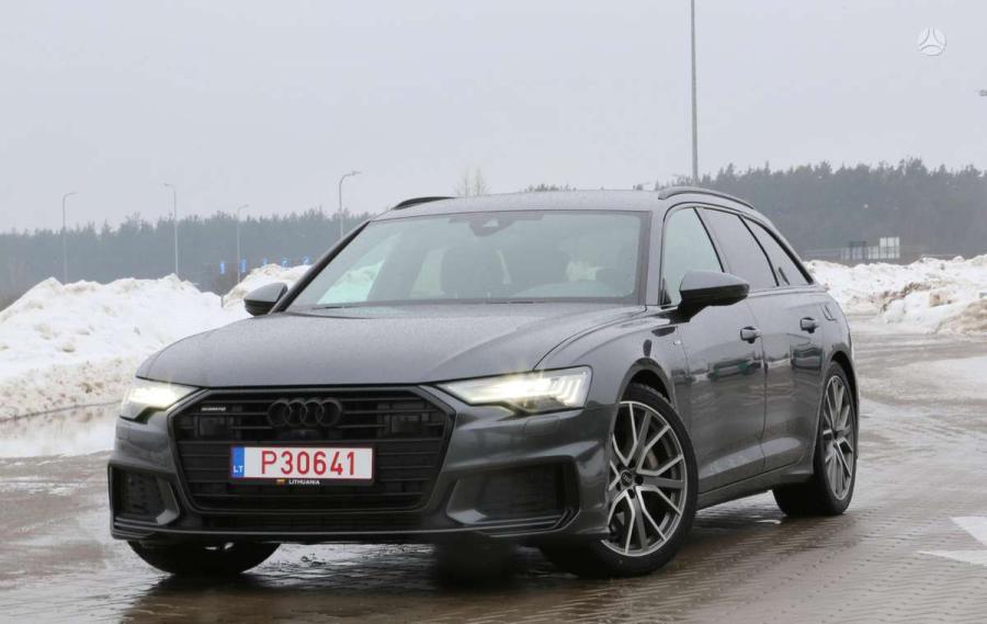 Pelēks Audi A6 2021 Viļņa, ar dzinēja tilpumu 1.98 L un nobraukumu 150 tūkst. km par 30500 €, foto 3 vietnē AUTOMOTO.COM.LV