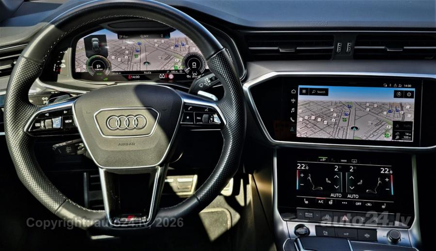 Grey Audi A6 2021 in Tallinn, with an engine capacity of 2.00 L and mileage of 86 thousand km for 36990 €, photo 15 on AUTOMOTO.COM.LV
