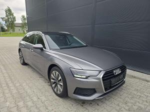 Grey Audi A6 2021 in Utena, with an engine capacity of 2.00 L and mileage of 65 thousand km for 24321 €, photo  on AUTOMOTO.COM.LV
