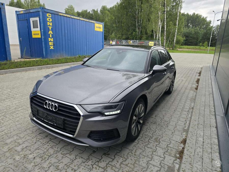 Grey Audi A6 2021 in Utena, with an engine capacity of 2.00 L and mileage of 65 thousand km for 24321 €, photo 3 on AUTOMOTO.COM.LV