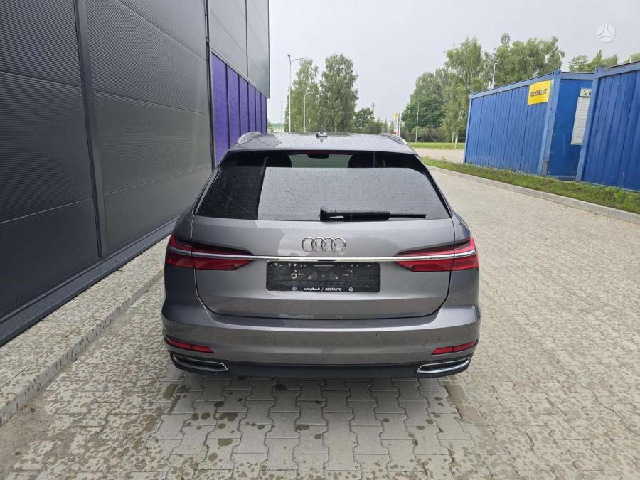 Grey Audi A6 2021 in Utena, with an engine capacity of 2.00 L and mileage of 65 thousand km for 24321 €, photo 8 on AUTOMOTO.COM.LV