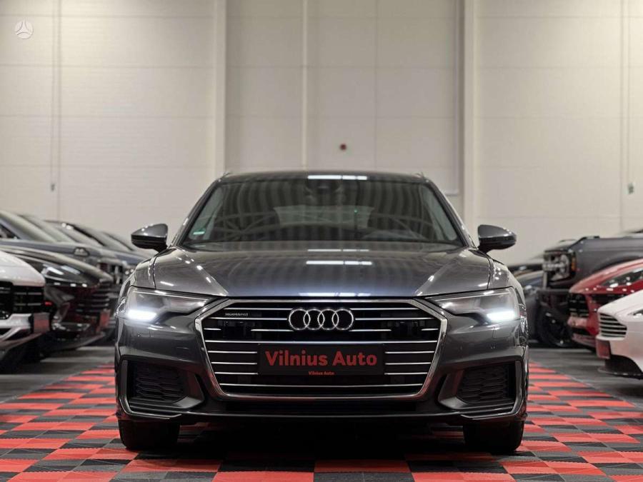 Grey Audi A6 2021 in Vilnius, with an engine capacity of 1.98 L and mileage of 104 thousand km for 30490 €, photo 3 on AUTOMOTO.COM.LV
