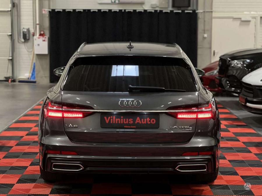 Grey Audi A6 2021 in Vilnius, with an engine capacity of 1.98 L and mileage of 104 thousand km for 30490 €, photo 6 on AUTOMOTO.COM.LV