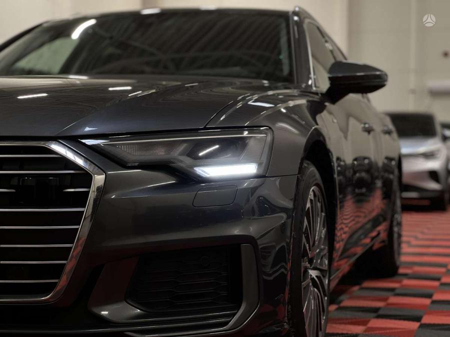 Grey Audi A6 2021 in Vilnius, with an engine capacity of 1.98 L and mileage of 104 thousand km for 30490 €, photo 9 on AUTOMOTO.COM.LV