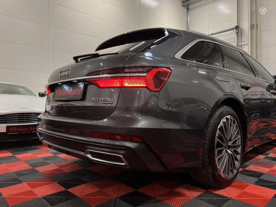Grey Audi A6 2021 in Vilnius, with an engine capacity of 1.98 L and mileage of 104 thousand km for 30490 €, photo 10 on AUTOMOTO.COM.LV