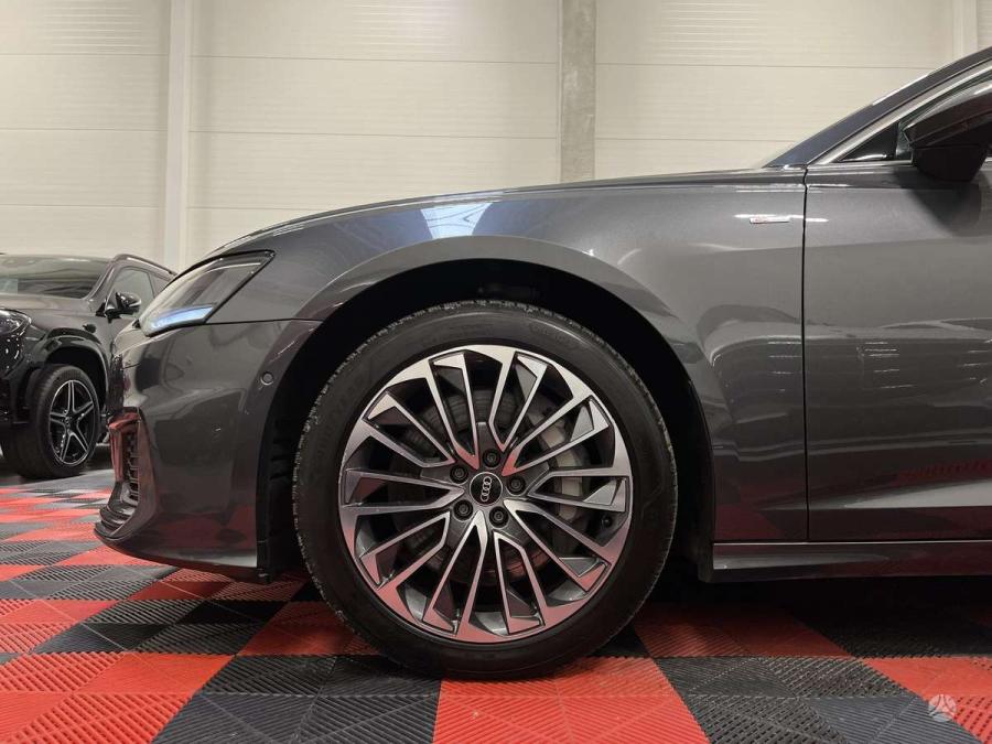 Grey Audi A6 2021 in Vilnius, with an engine capacity of 1.98 L and mileage of 104 thousand km for 30490 €, photo 12 on AUTOMOTO.COM.LV