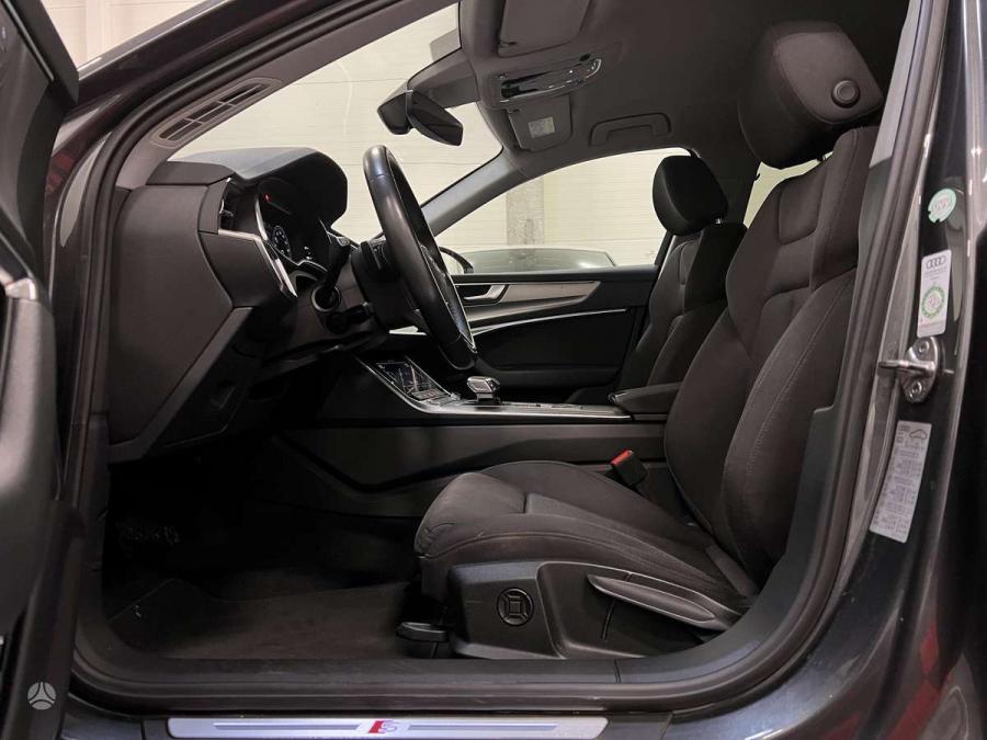 Grey Audi A6 2021 in Vilnius, with an engine capacity of 1.98 L and mileage of 104 thousand km for 30490 €, photo 14 on AUTOMOTO.COM.LV