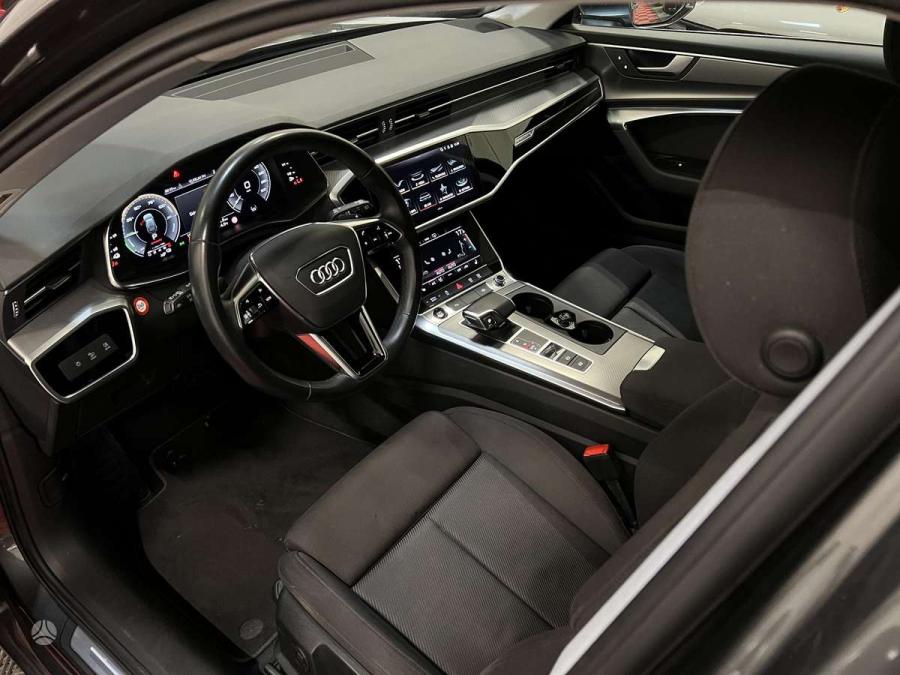 Grey Audi A6 2021 in Vilnius, with an engine capacity of 1.98 L and mileage of 104 thousand km for 30490 €, photo 15 on AUTOMOTO.COM.LV