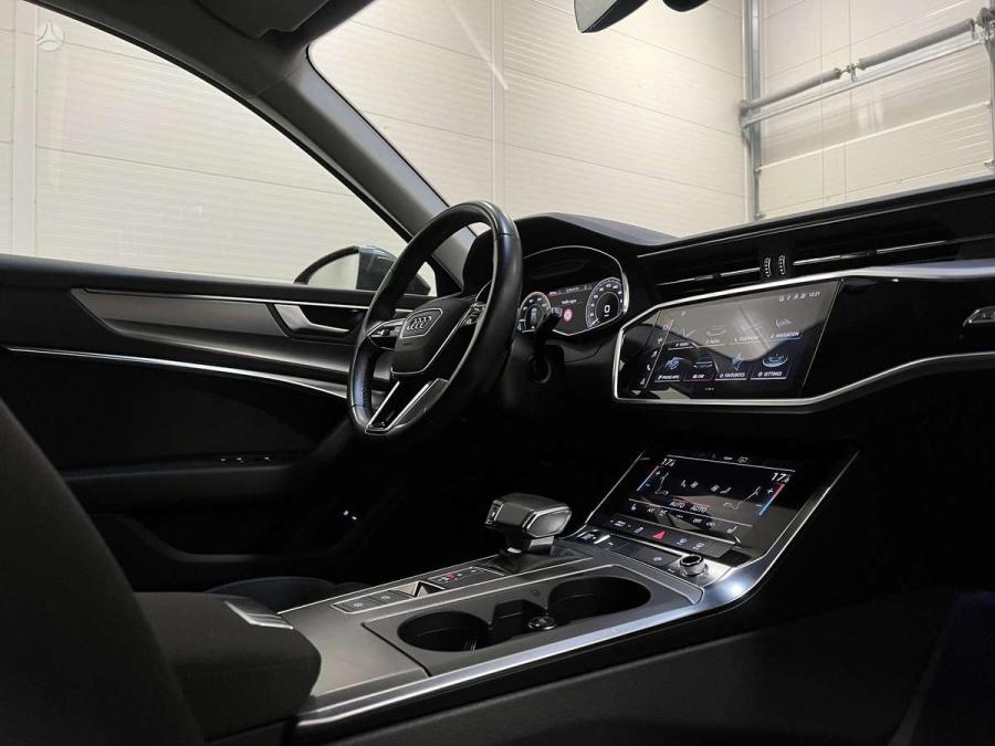 Grey Audi A6 2021 in Vilnius, with an engine capacity of 1.98 L and mileage of 104 thousand km for 30490 €, photo 19 on AUTOMOTO.COM.LV