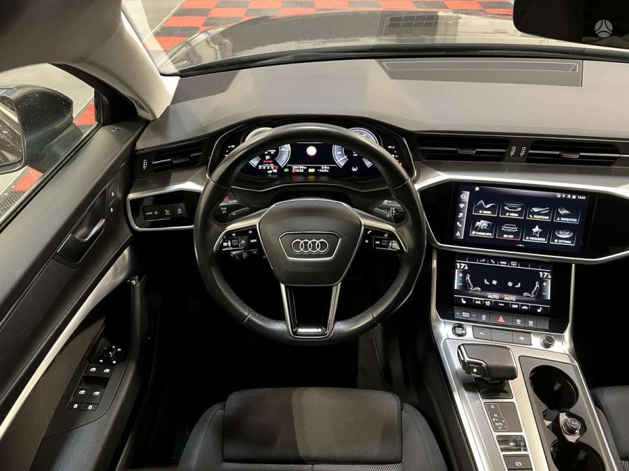 Grey Audi A6 2021 in Vilnius, with an engine capacity of 1.98 L and mileage of 104 thousand km for 30490 €, photo 21 on AUTOMOTO.COM.LV