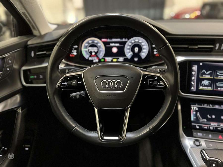 Grey Audi A6 2021 in Vilnius, with an engine capacity of 1.98 L and mileage of 104 thousand km for 30490 €, photo 22 on AUTOMOTO.COM.LV