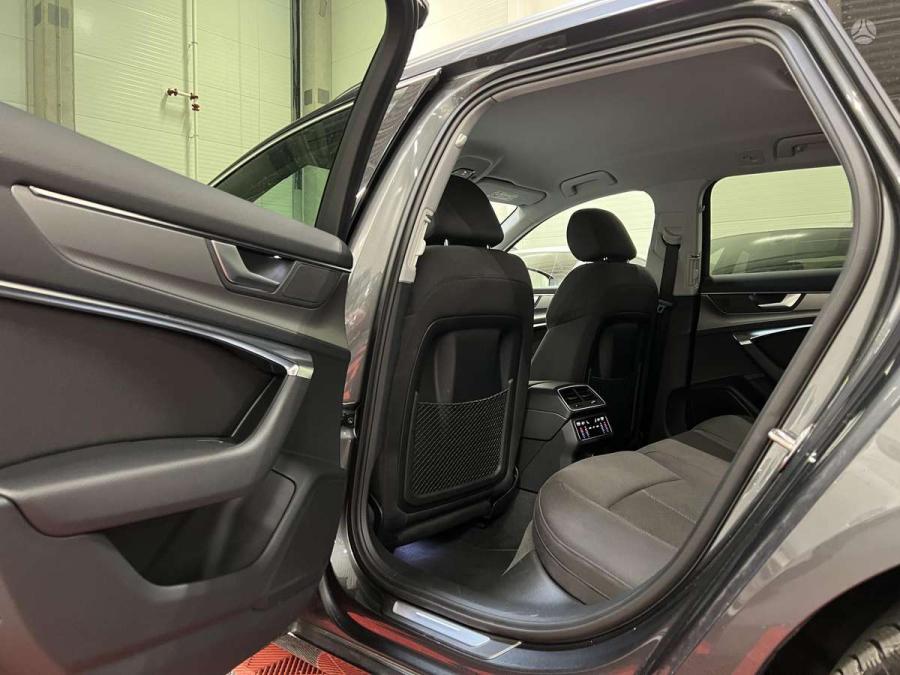 Grey Audi A6 2021 in Vilnius, with an engine capacity of 1.98 L and mileage of 104 thousand km for 30490 €, photo 31 on AUTOMOTO.COM.LV