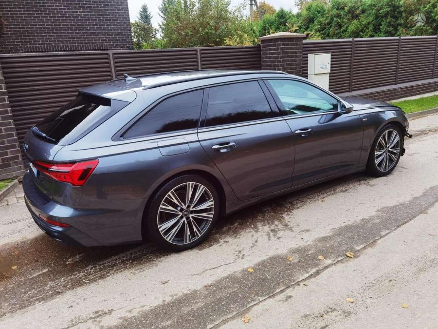 Grey Audi A6 2021 in Kaunas, with an engine capacity of 1.97 L and mileage of 345 thousand km for 12100 €, photo 3 on AUTOMOTO.COM.LV