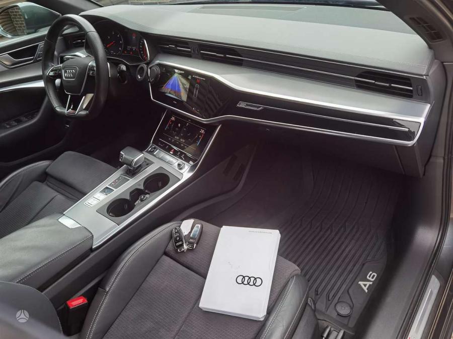 Grey Audi A6 2021 in Kaunas, with an engine capacity of 1.97 L and mileage of 345 thousand km for 12100 €, photo 9 on AUTOMOTO.COM.LV