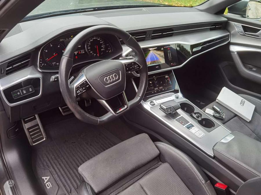 Grey Audi A6 2021 in Kaunas, with an engine capacity of 1.97 L and mileage of 345 thousand km for 12100 €, photo 12 on AUTOMOTO.COM.LV