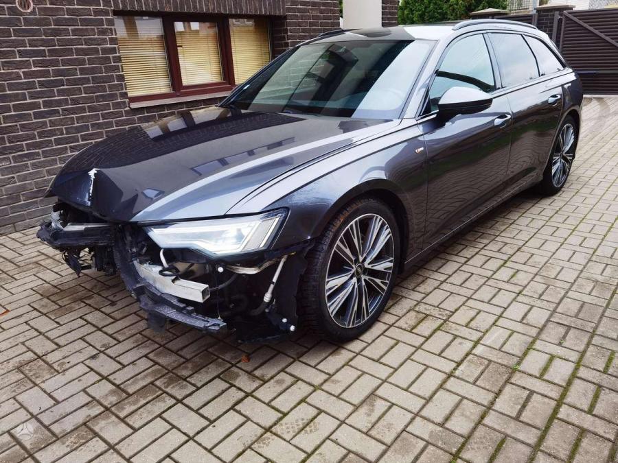 Grey Audi A6 2021 in Kaunas, with an engine capacity of 1.97 L and mileage of 345 thousand km for 12100 €, photo 55 on AUTOMOTO.COM.LV